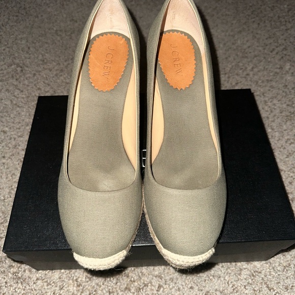 J. Crew | Shoes | Jcrew Canvas Upperleather Liningseville ...